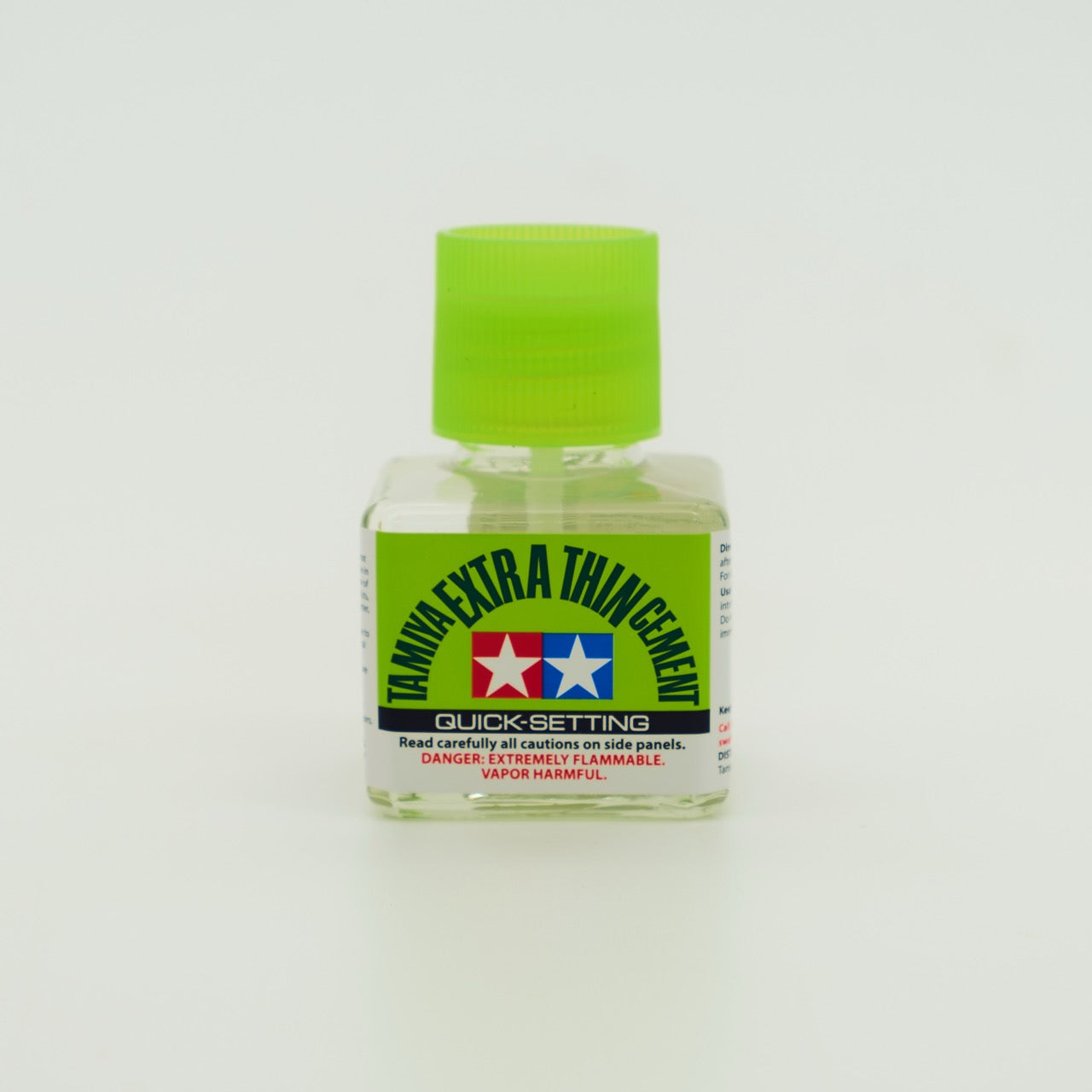 Tamiya Extra Thin Cement Quick Setting – 40ml Bottle with Brush Applic – Con-Cor Trains