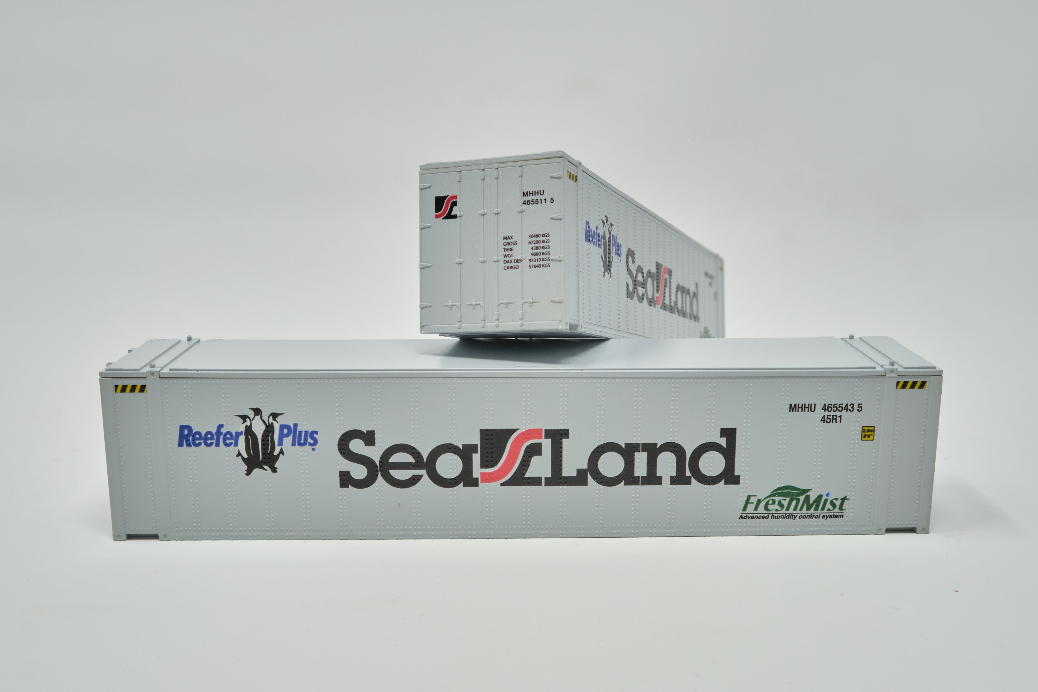 HO Scale 1:87 Hi-Cube 45' Containers, 2pk, Sealand, 0004-083665 – Con ...
