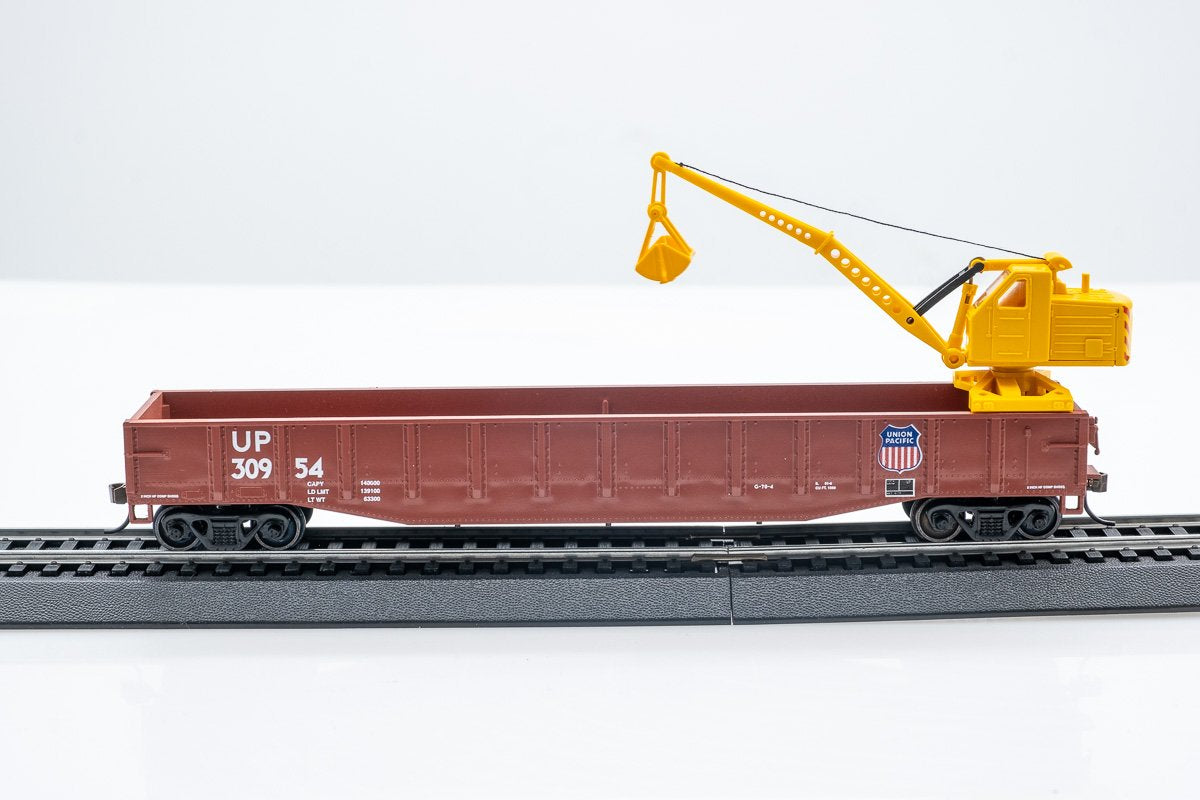 HO Con-Cor Gondolas with Crane - Union Pacific – Con-Cor Trains